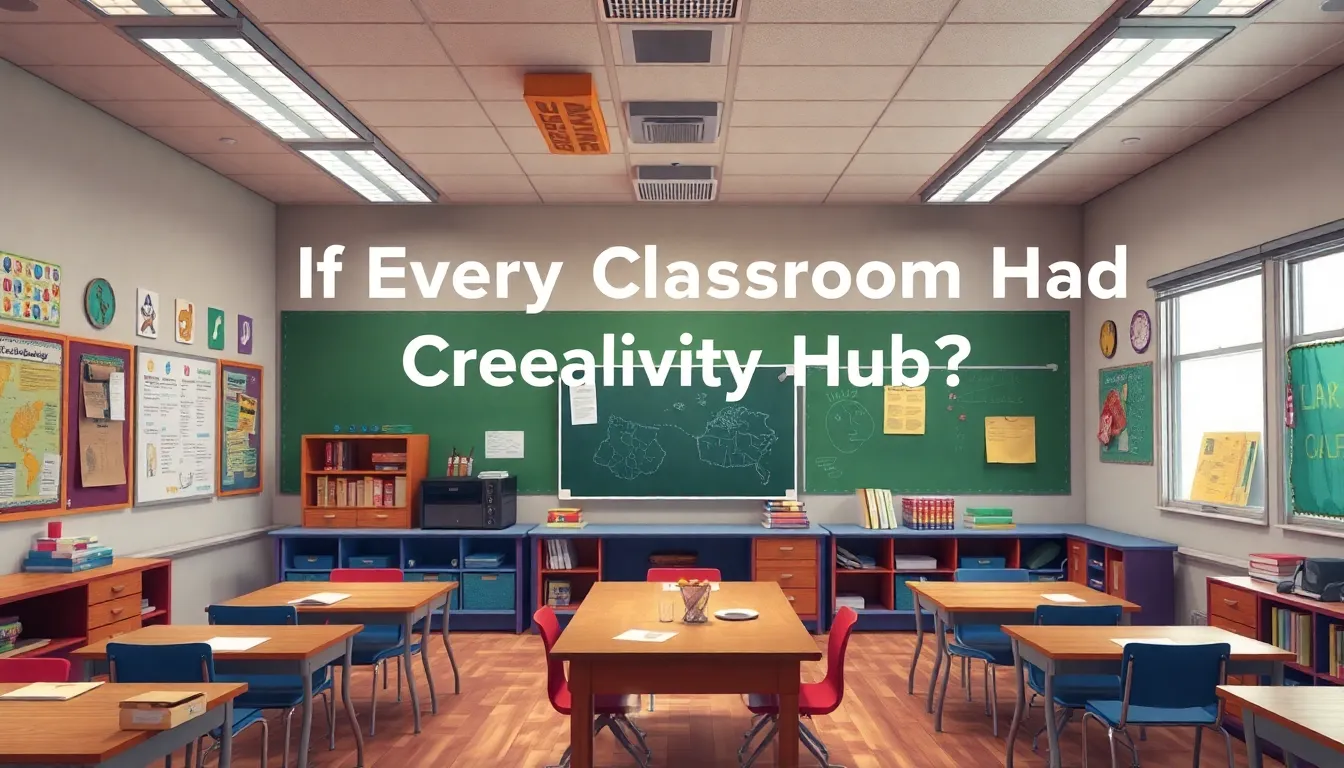 What If Every Classroom Had a Creativity Hub? - HypotheticalLens
