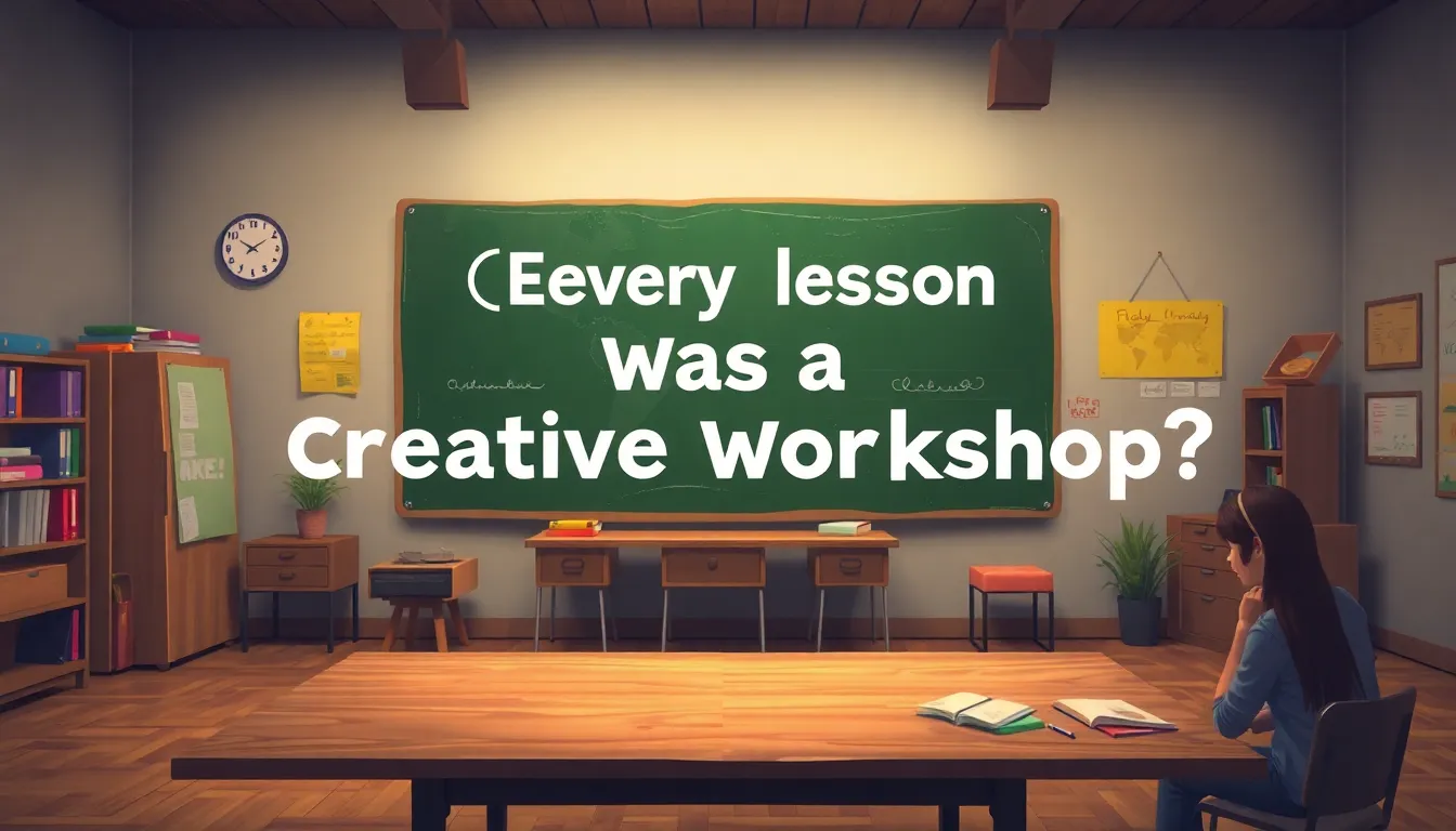 What If Every Lesson Was a Creative Workshop? - HypotheticalLens