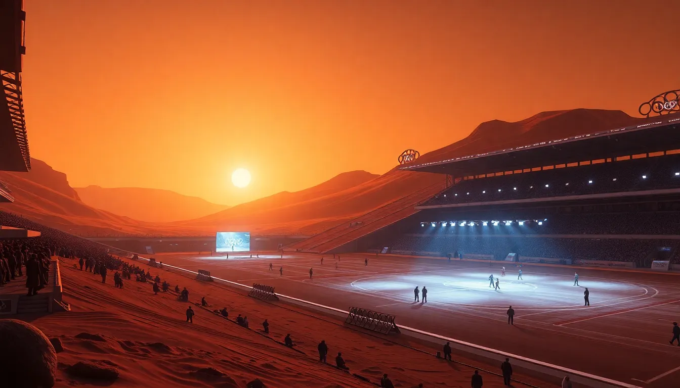 What If Olympic Events Were Held on Mars? - HypotheticalLens